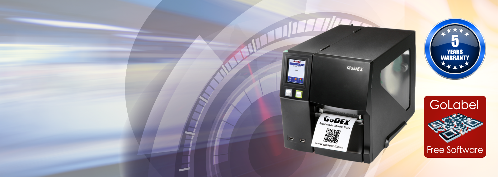 GoDEX ZX1200xi and ZX1300xi Label Printers